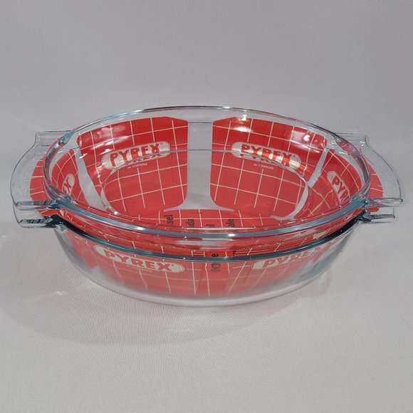 Pyrex | Kitchen | Pyrex 3 Litre Oval Clear Casserole Baking Dish With ...